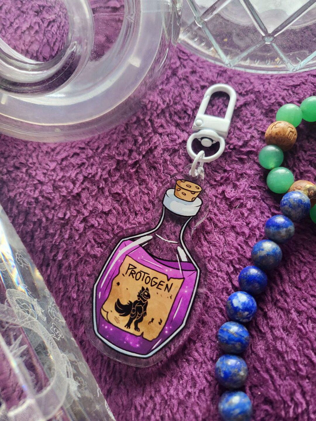 Protogen Transformation Potion Keychain 6cm/2.5 - Etsy UK