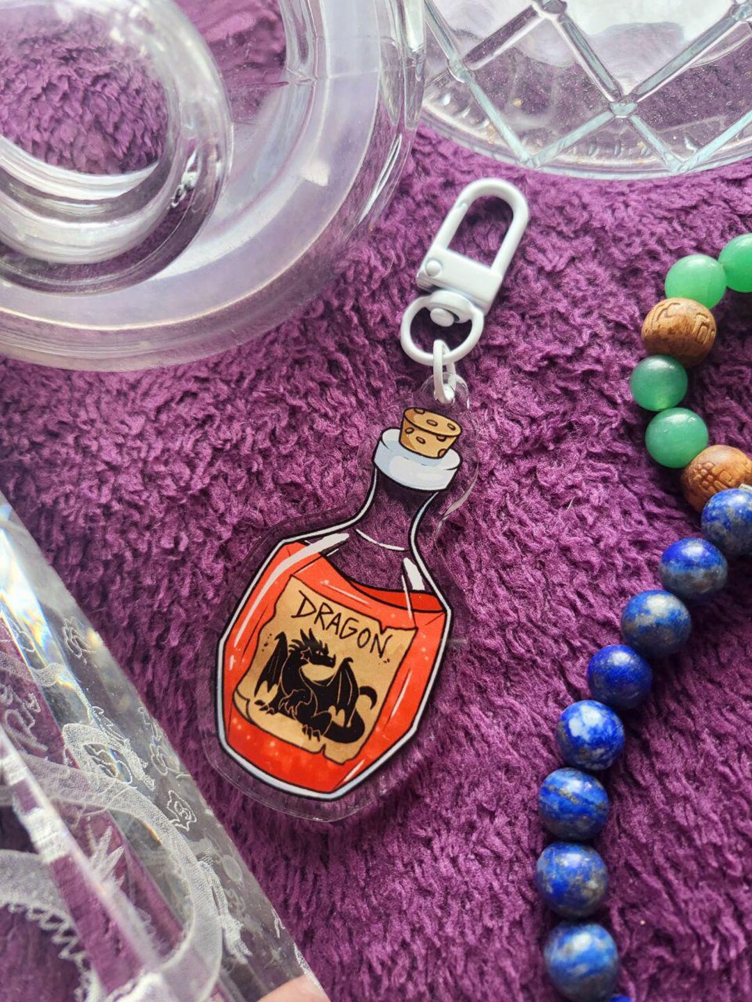 Dragon Transformation Potion Keychain 6cm/2.5 - Etsy