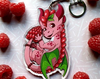 Raspberry Keychain - Etsy