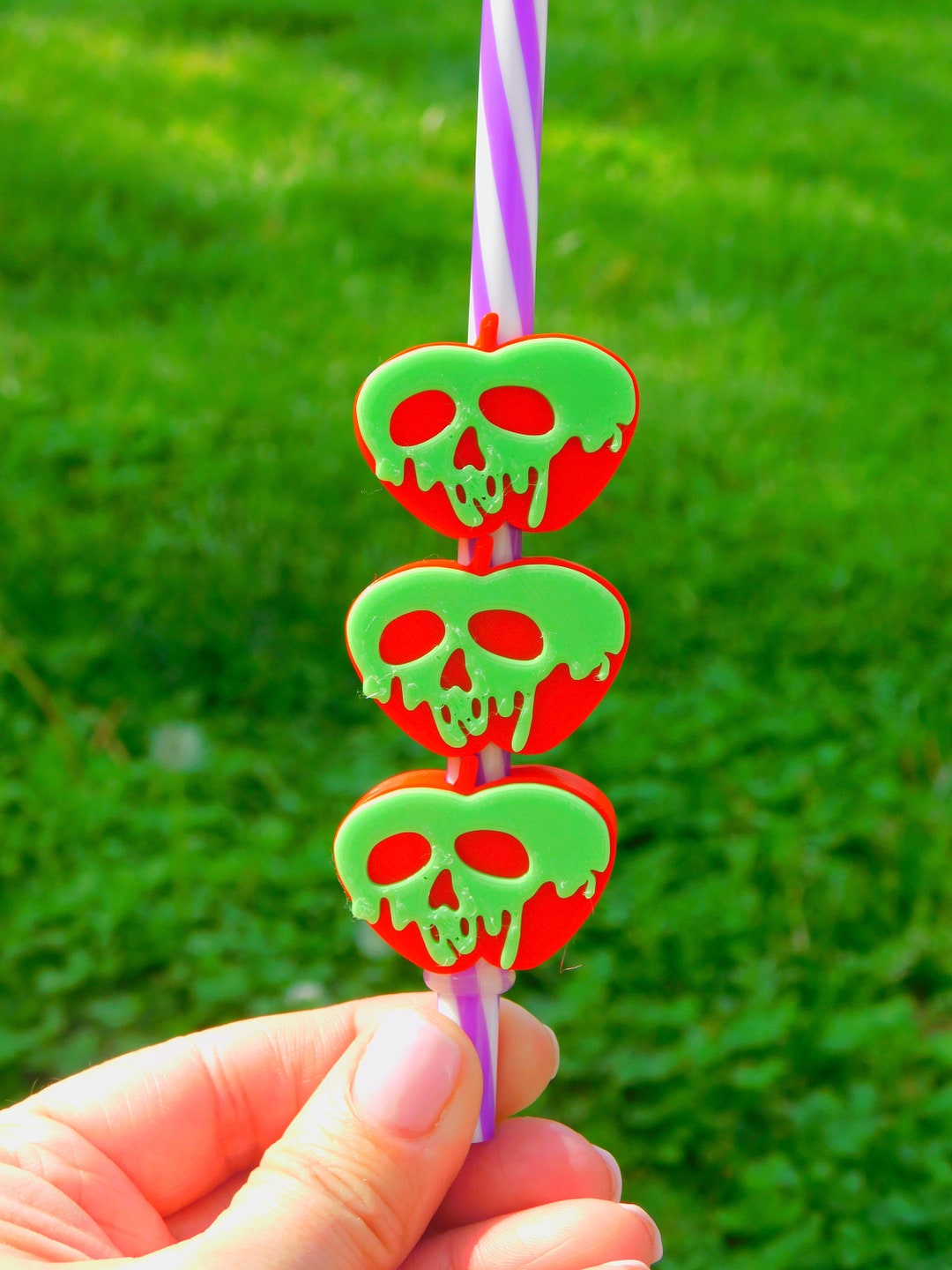 Poison Apple Straw Topper - Etsy