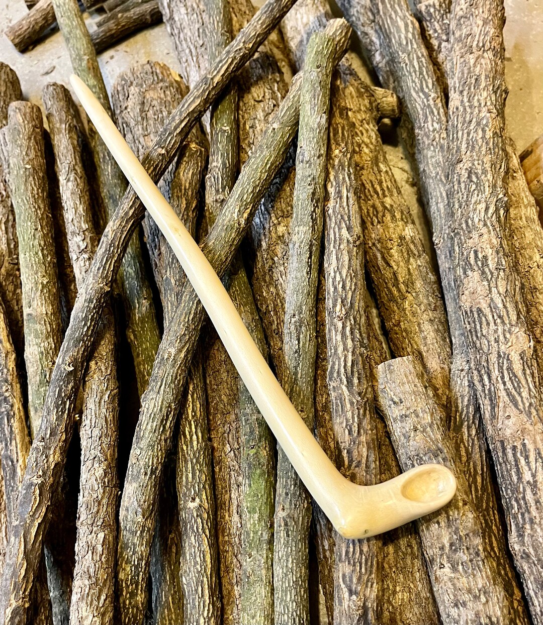 12” Holly Wand, With Pommel Scoop - Etsy