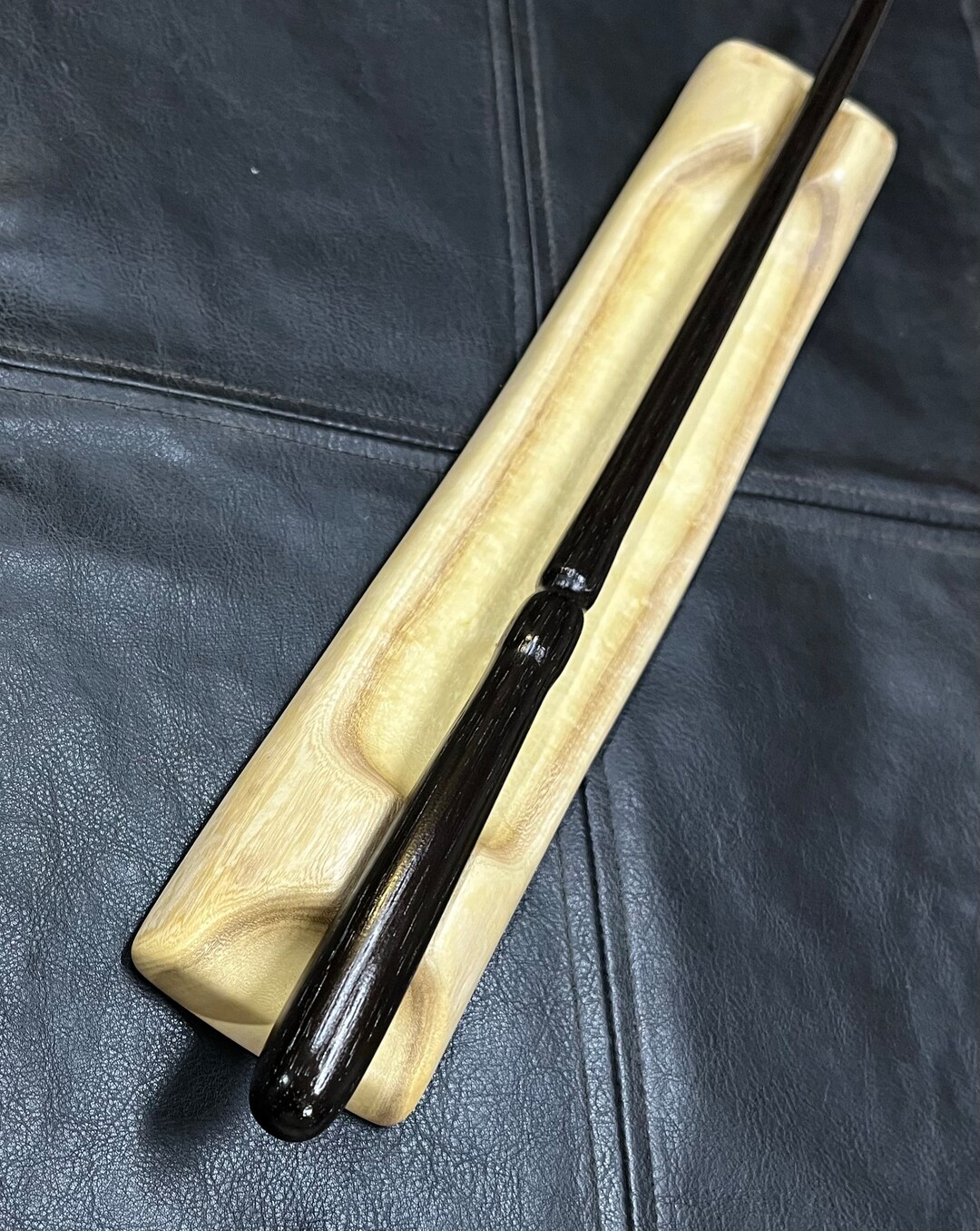 Wand Cradle, Spalted Hackberry - Etsy
