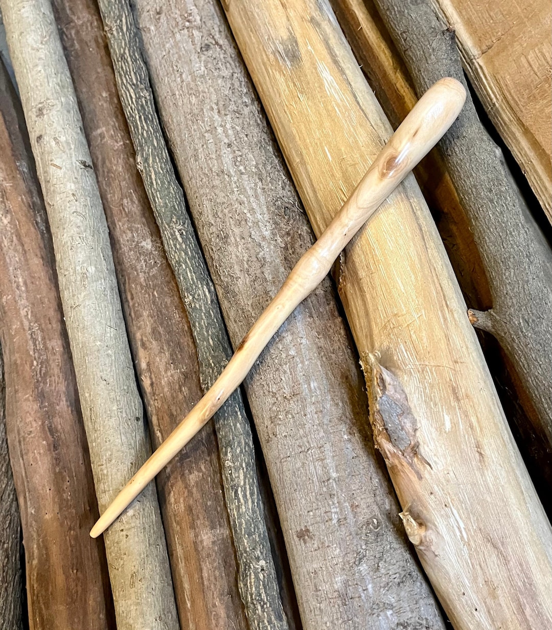 11” Deluxe Cherry-laurel Wand - Etsy