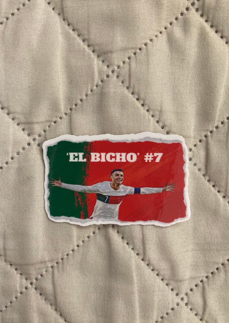 Cristiano Ronaldo ‘el Bicho’ #7 Vinyl Sticker - Etsy