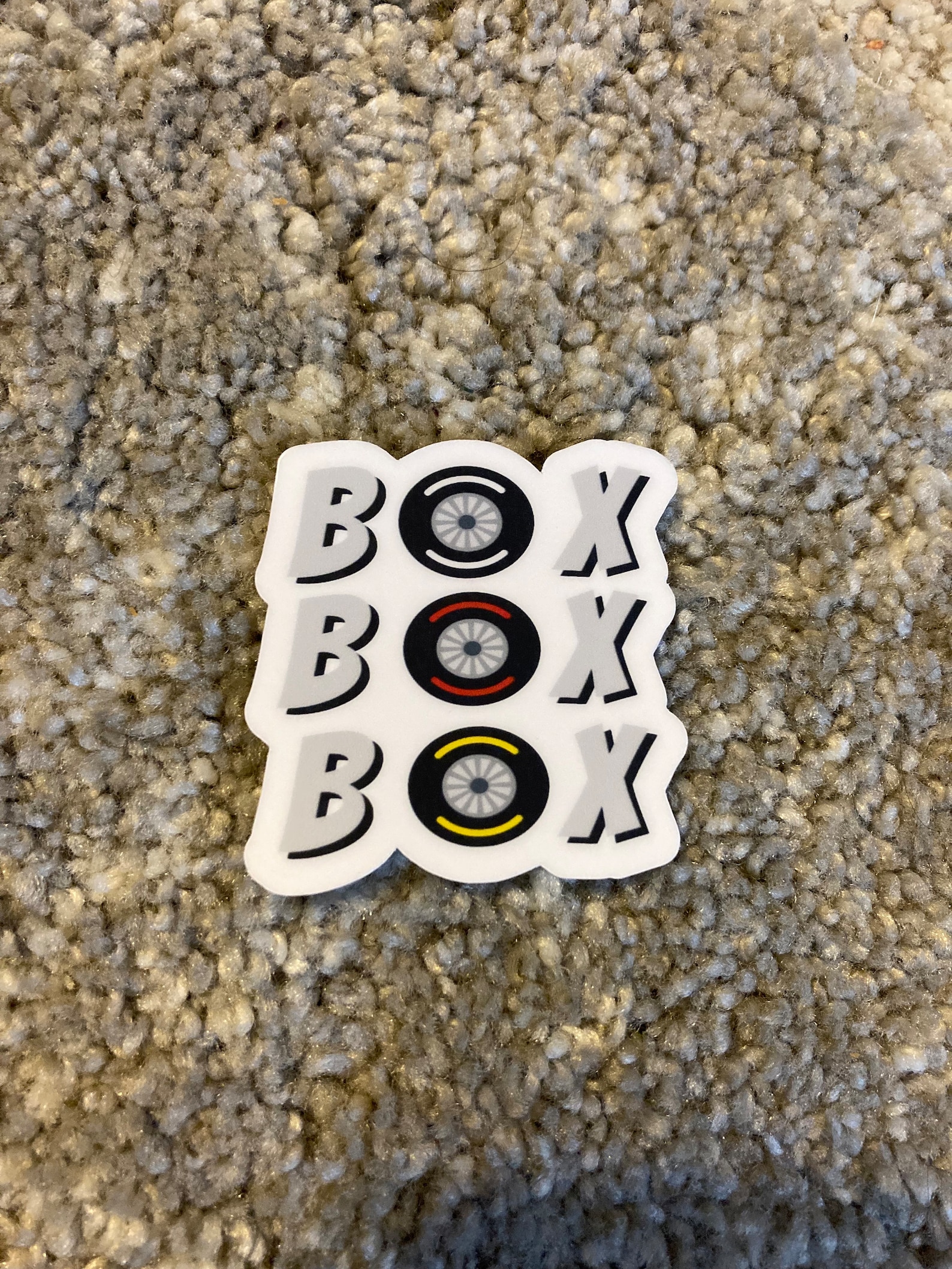 Box Box Box Formula 1 Vinyl Sticker - Etsy