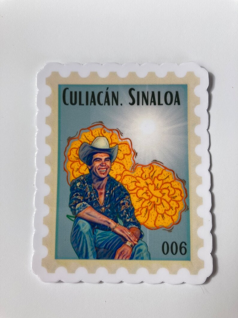 Chalino Sanchez, Culiacán Sinaloa Postage Stamp #2 Vinyl Sticker - Etsy