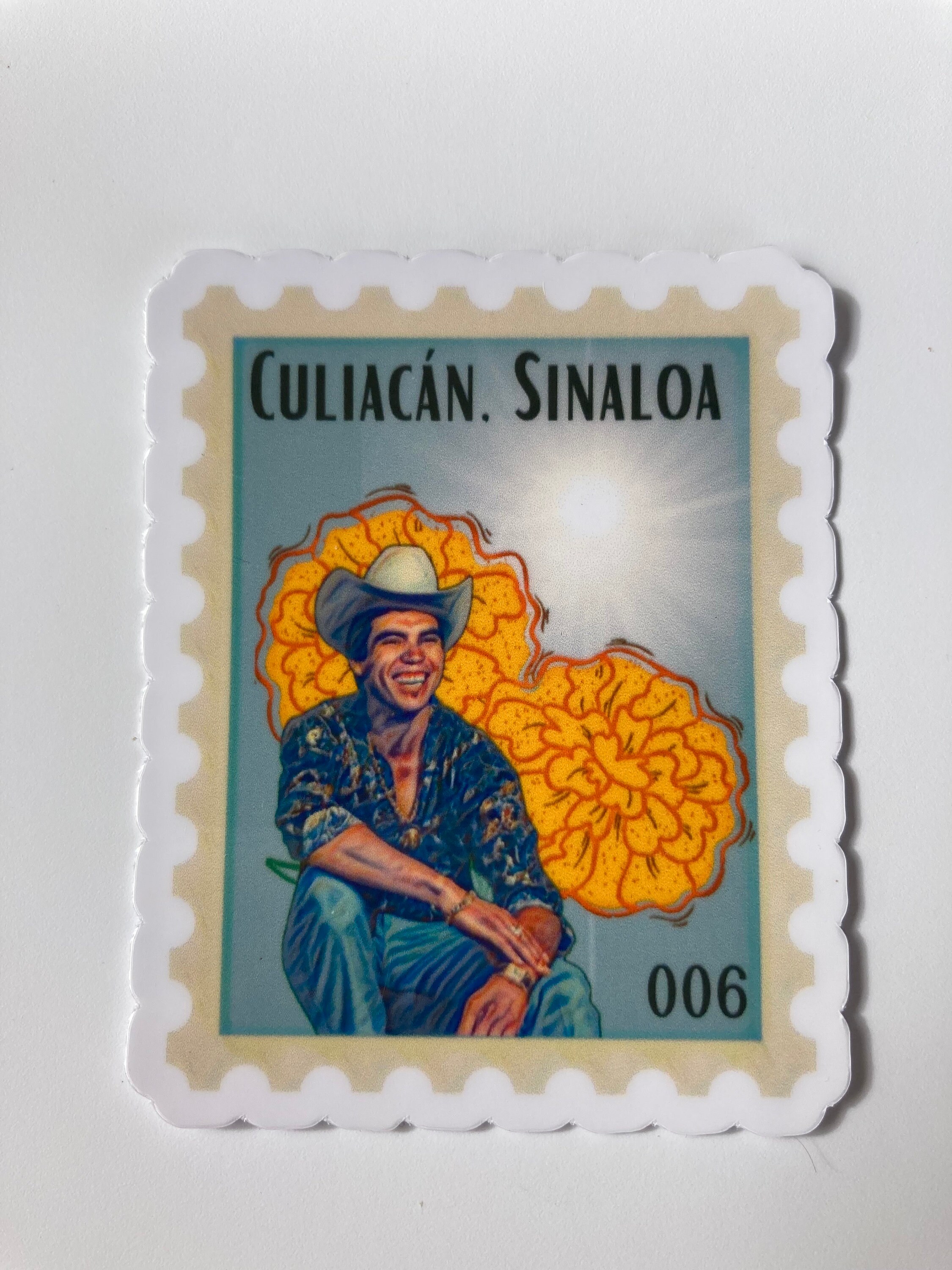 Chalino Sanchez, Culiacán Sinaloa Postage Stamp #2 Vinyl Sticker - Etsy