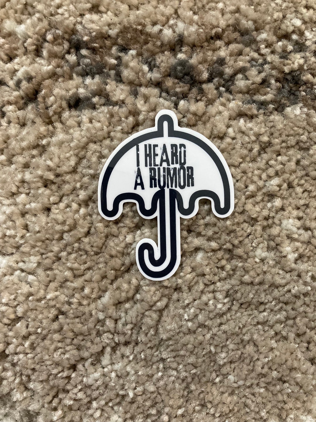 The Umbrella Academy “I Heard a Rumor” Vinyl Sticker - Etsy