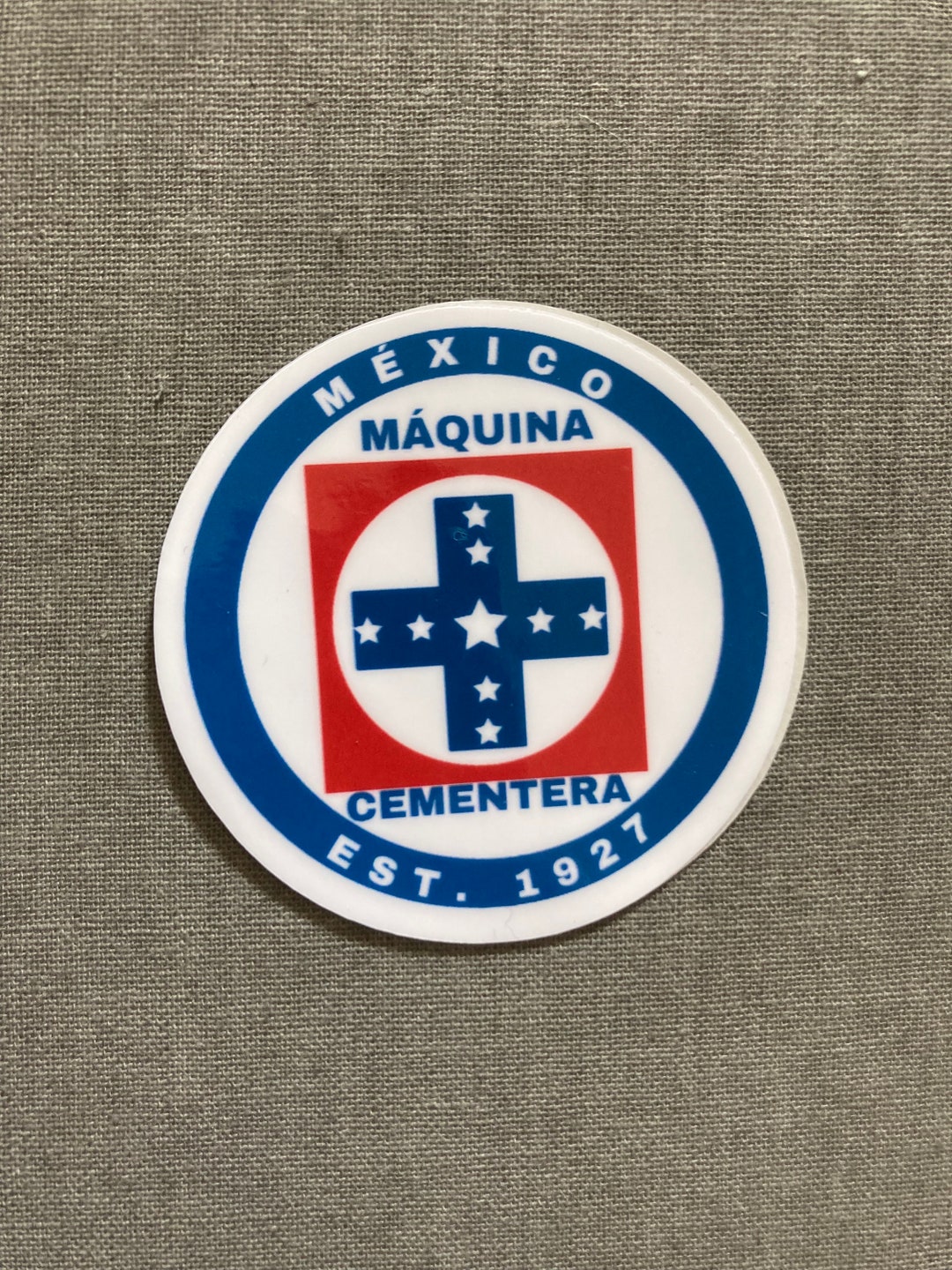 Cruz Azul “máquina Cementera” Liga MX Custom Vinyl Sticker - Etsy