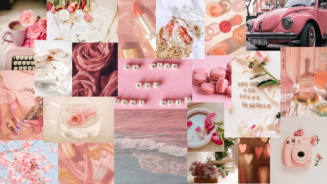 All Things Pink Desktop Wallpaper - Etsy
