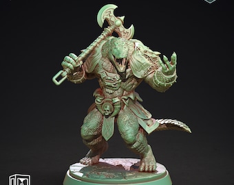 Gator Dnd Miniature | Etsy