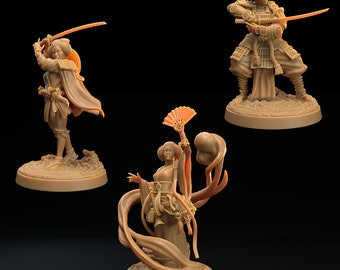 Geisha Dnd Miniature - Etsy