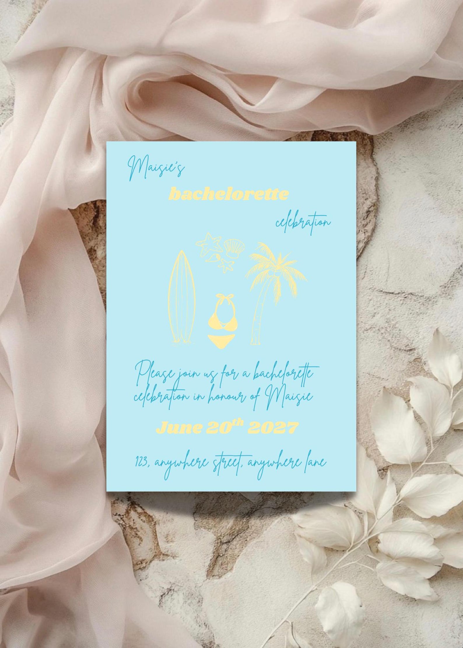 Bachelorette Hen Do Invitation 2026 2027 Bride Invites - Etsy Canada