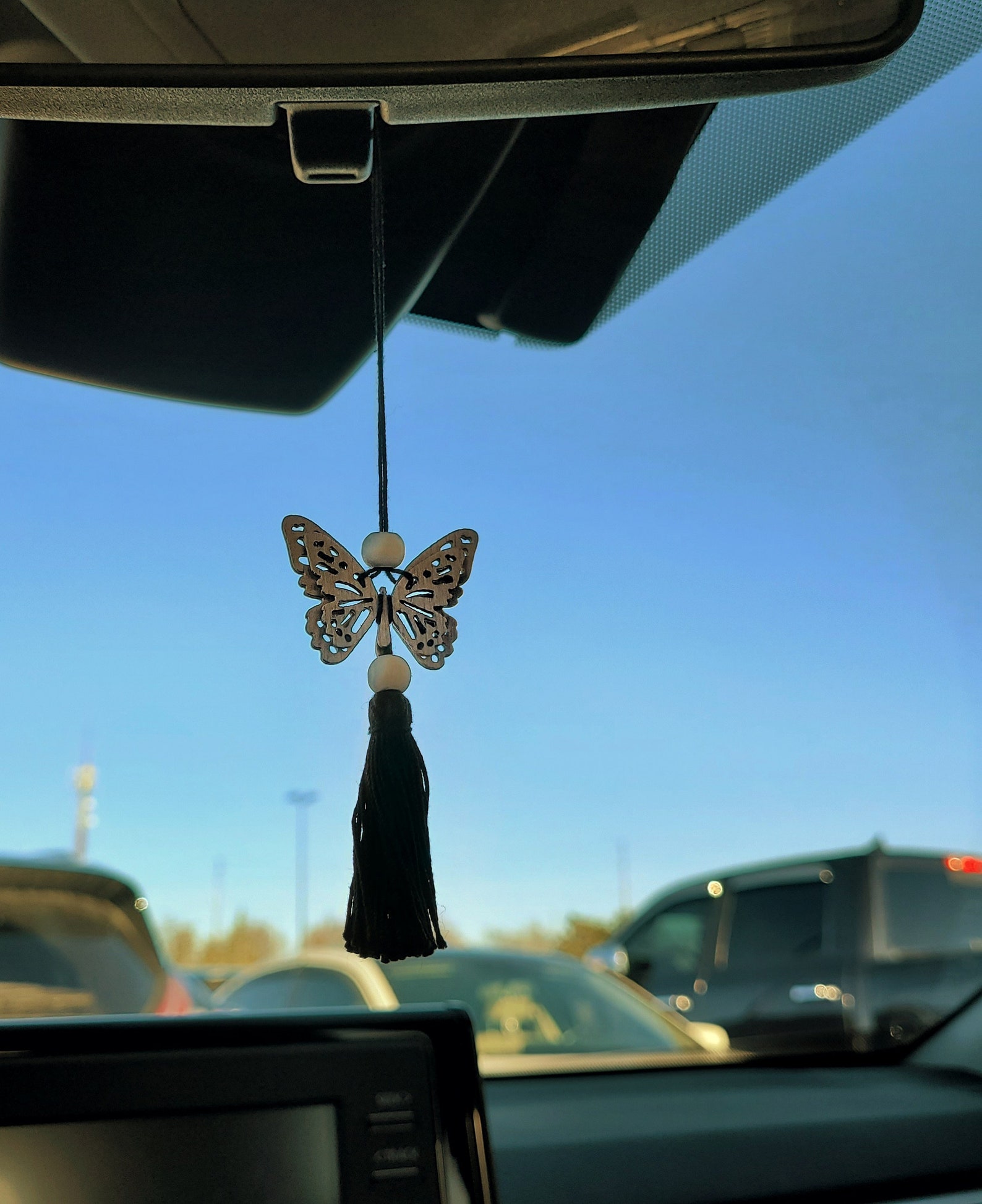 Butterfly Hanging Car Diffuser/essential Oil Wood Diffuser/aromatherapy ...