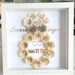 Personalized Wedding Ring Shadow Box, Paper Flower Rose, Custom, Bridal ...