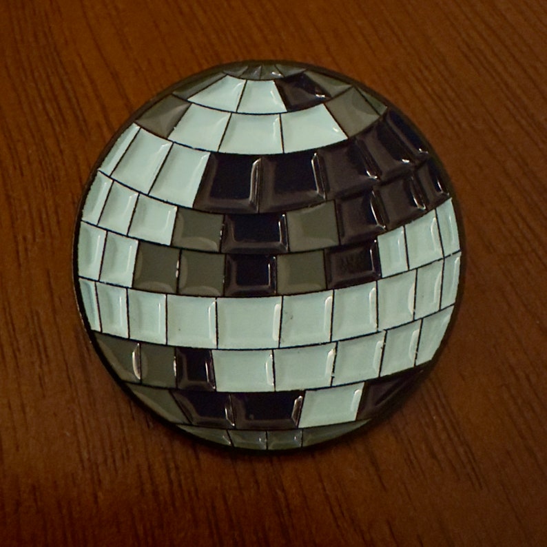 Retro Disco Ball Pin - Etsy