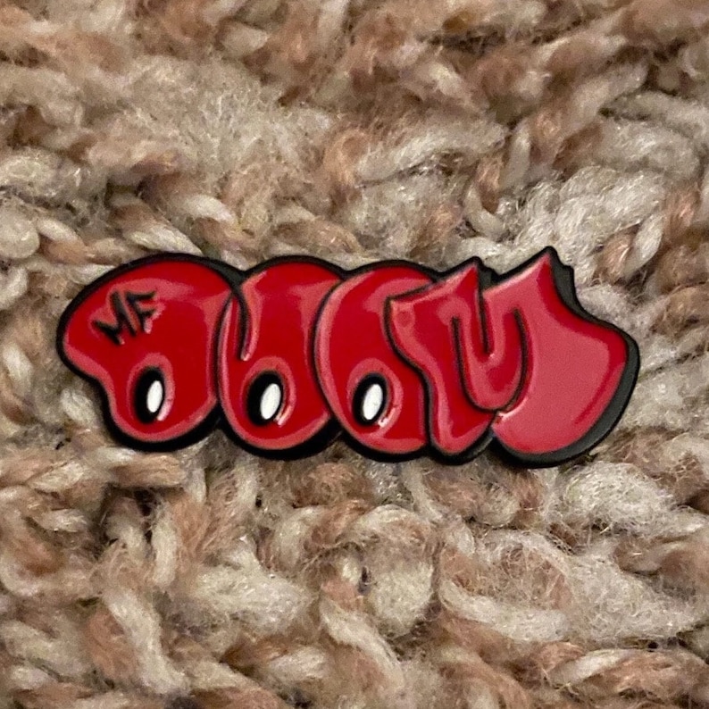 MF Doom Inspired Graffiti Style Pin - Etsy