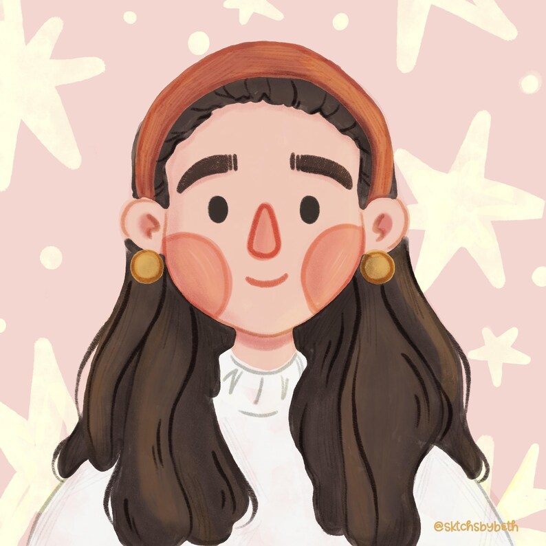 Sktchsbybeth - How I Draw Cute Portraits Tutorial - Etsy