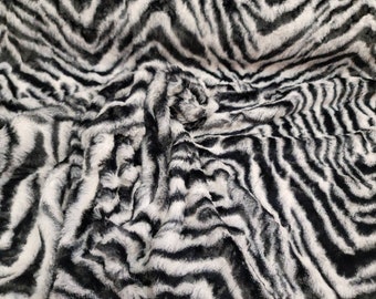 Zebra Faux Fur | Etsy