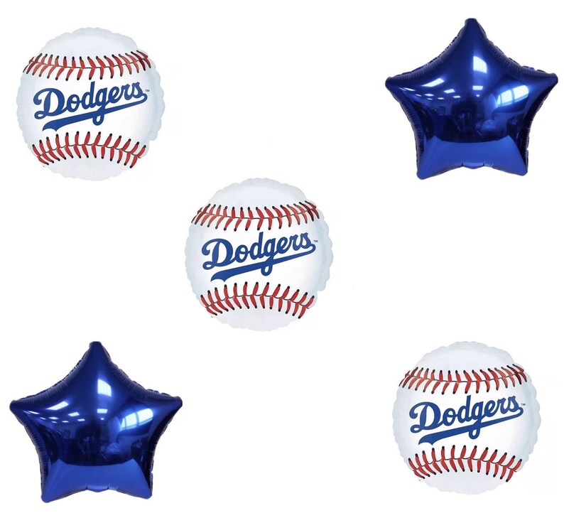 Los Angeles Dodgers Balloon Bouquet - Etsy