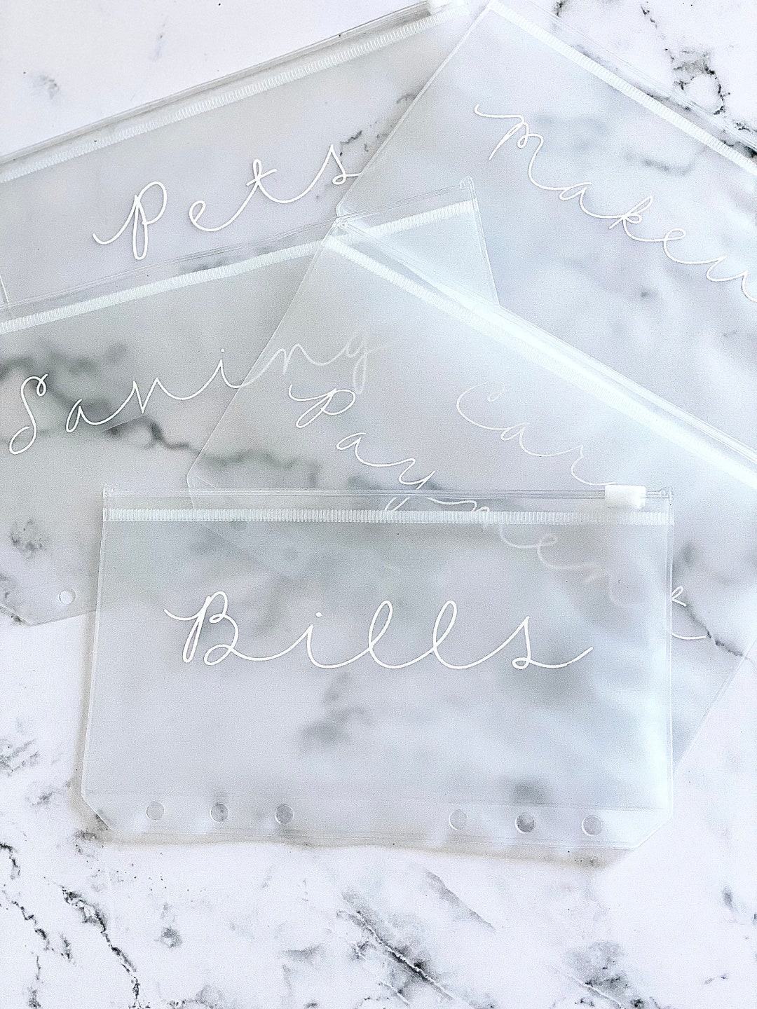 Clear Cash Envelopes A6 | Budgeting | Cash Stuffing | Personalized ...