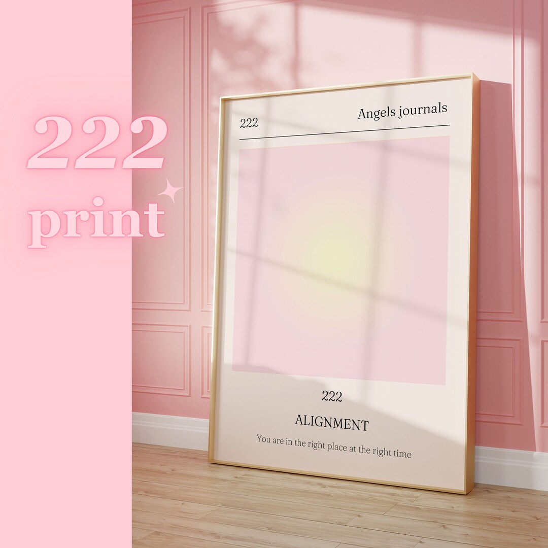 Angel Numbers Poster, Angel Numbers Digital Print, Feminine Art, Angel ...