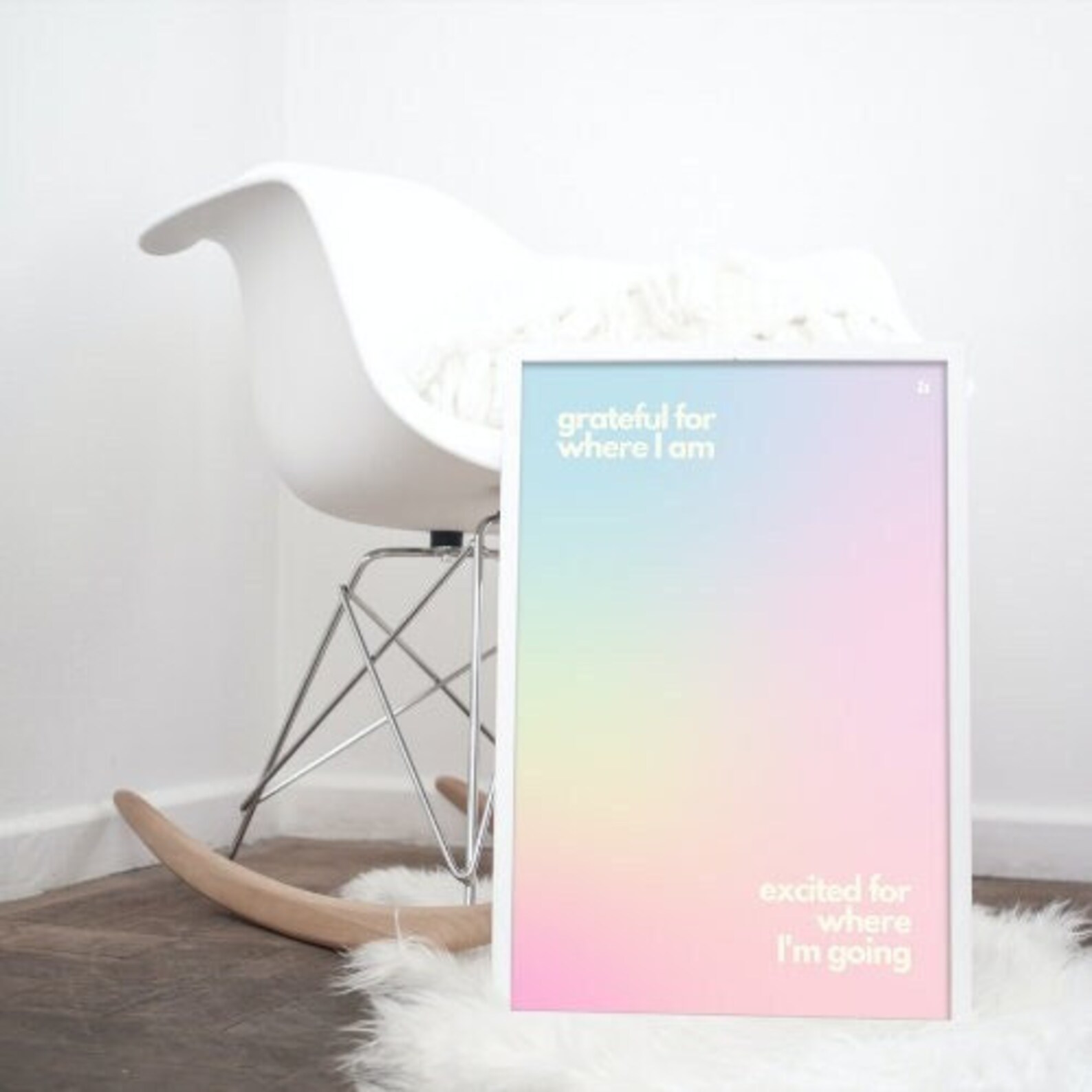 Positive Aura Posters, Spiritual Poster, Grainy Gradient, Gradient ...