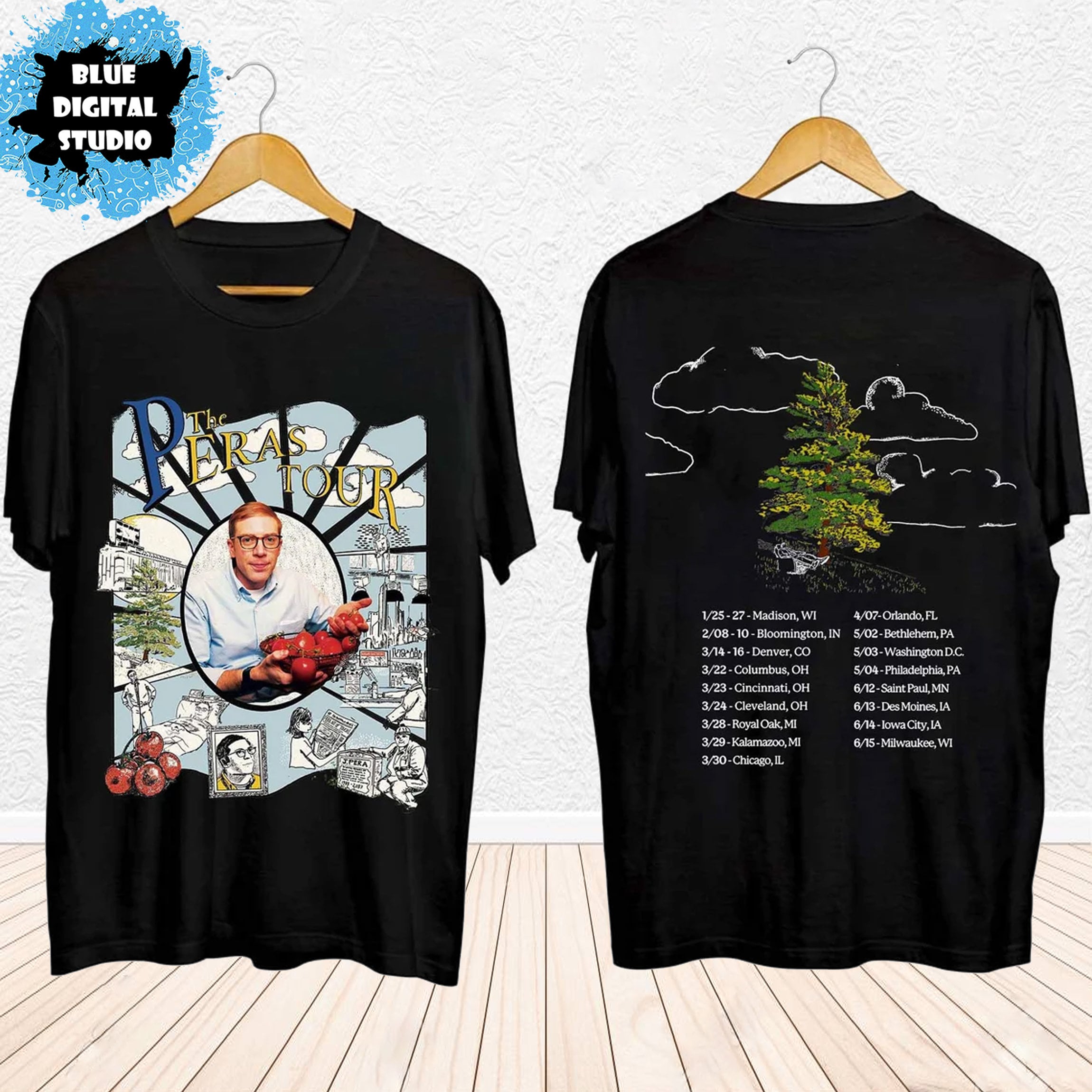 Joe Pera The Peras Tour 2024 Shirt, Joe Pera 2024 Concert Shirt sold by ...