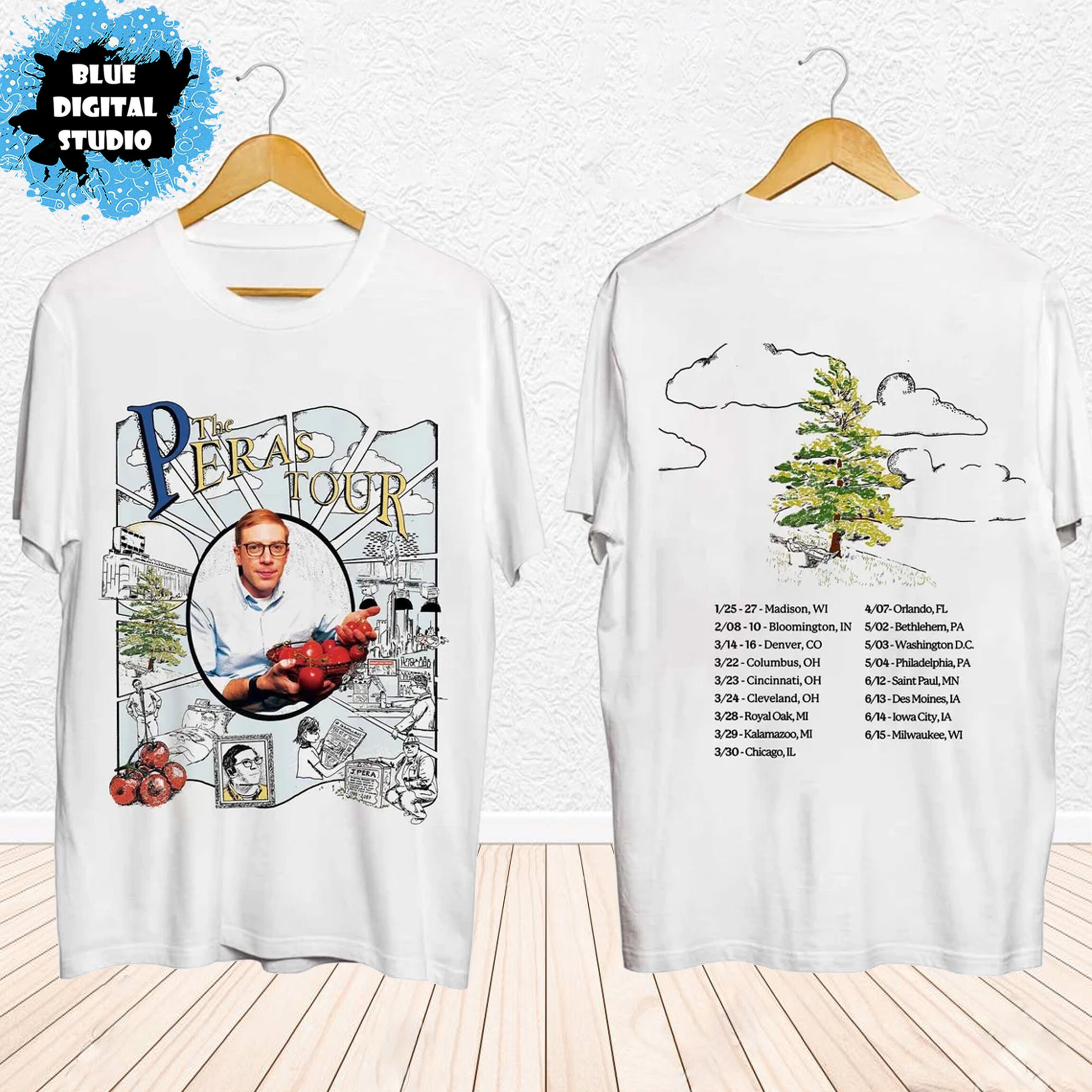 Joe Pera The Peras Tour 2024 Shirt, Joe Pera 2024 Concert Shirt sold by ...