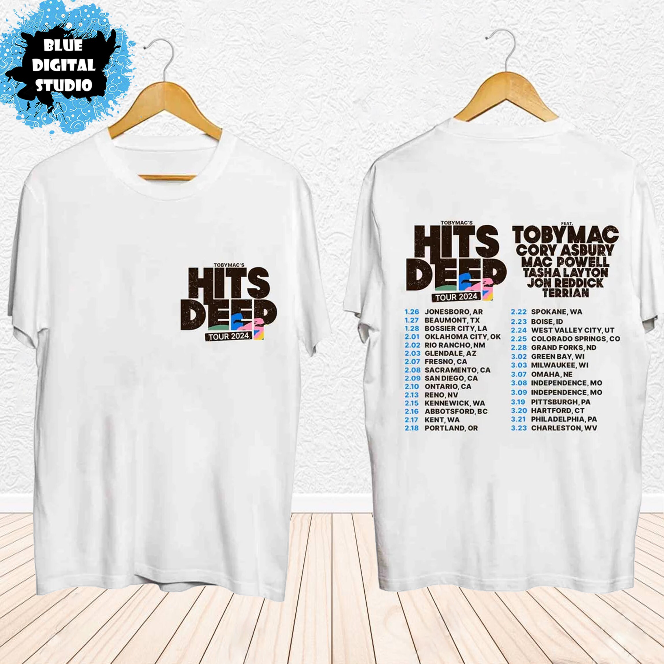 TobyMac Hits Deep Tour 2024 Shirt, TobyMac Fan Shirt, Rapper TobyMac ...
