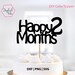 Happy 2 Months Cake Topper SVG, Baby Birthday, Two Months Old, Party ...