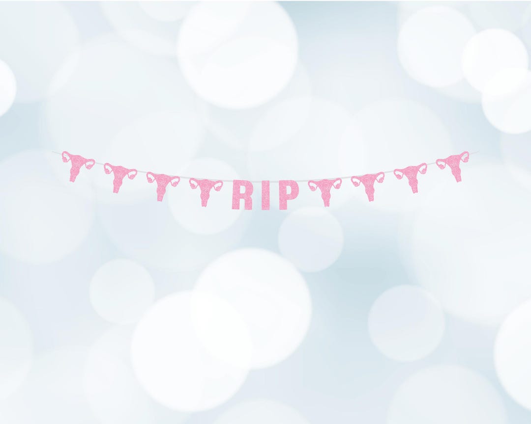 RIP Uterus Banner, Hysterectomy Party, Cancer Survivor, Menopause ...