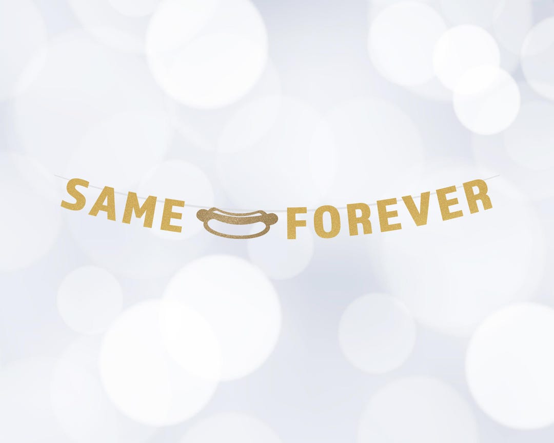 Same Wiener Forever Bachelorette Party Banner, Gay Bachelor, Bridal ...