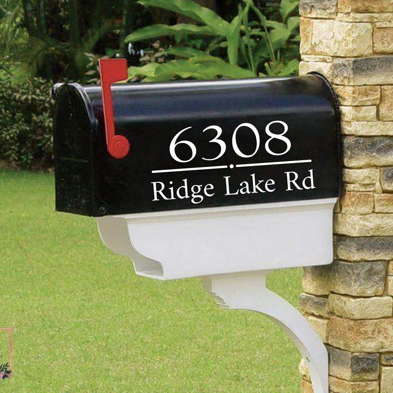 House Number Decal - Etsy