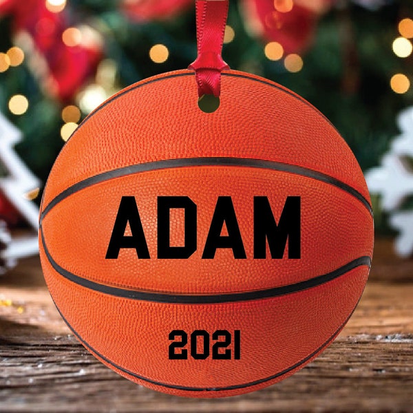 Basketball Christmas Ornament for Girls - Etsy