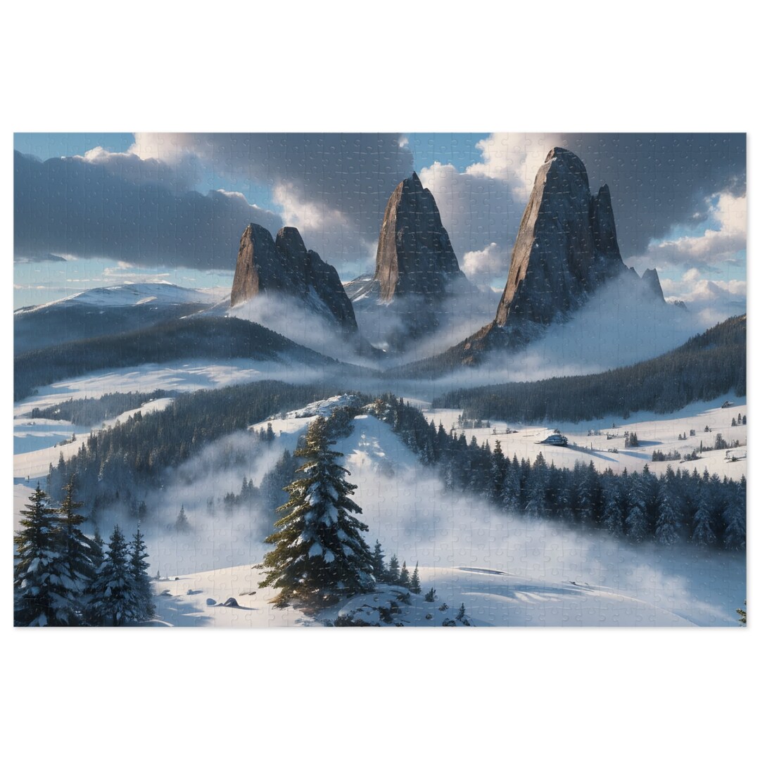Glorious Mountains Jigsaw Puzzle Deluxe Version 30, 110, 252, 500,1000 ...
