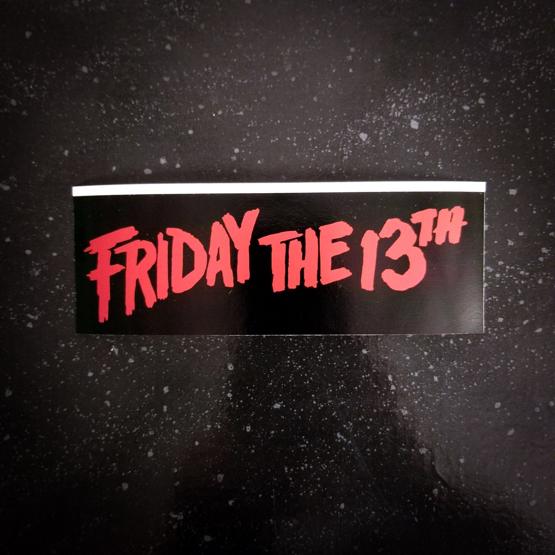 FRIDAY THE 13TH Logo Vinyl Sticker Decal Horror Movie | Etsy