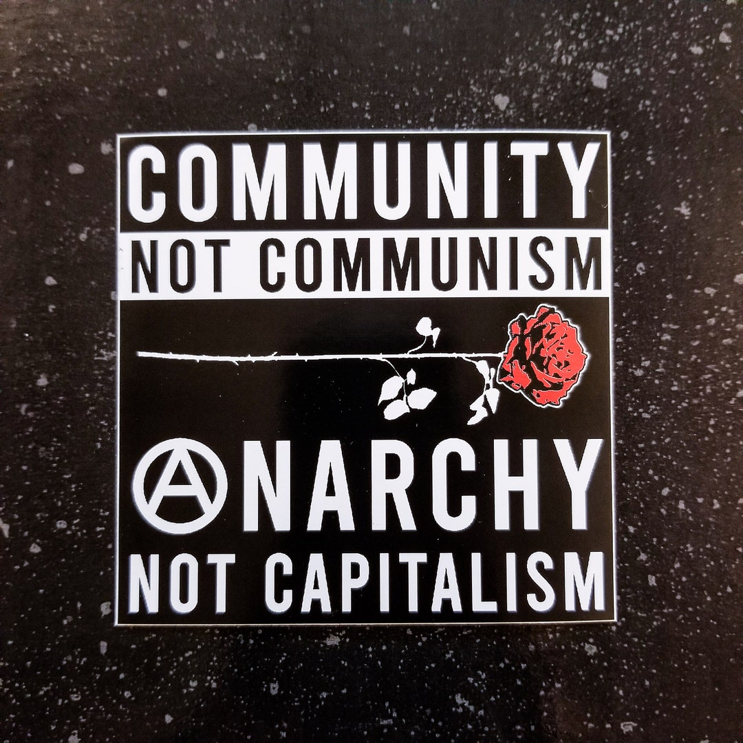Anarchy Waterproof Vinyl Decal Sticker 4 X 4 full - Etsy