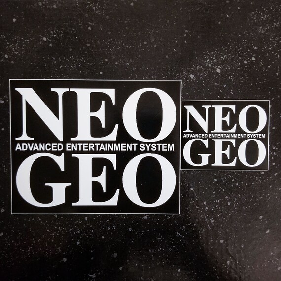 NEO GEO Logo 5x4 / 2.5x2 Waterproof Vinyl Decal | Etsy