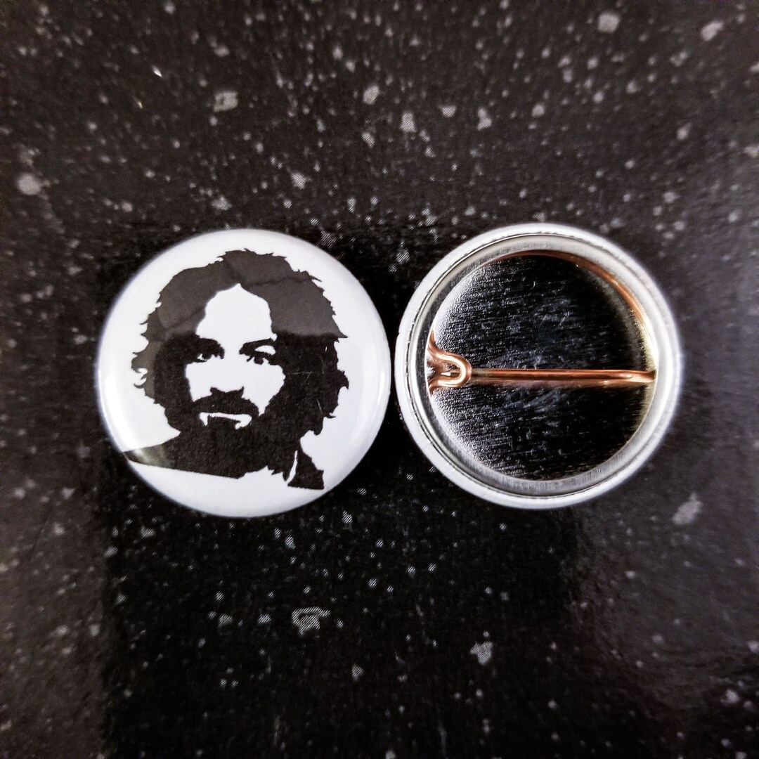 CHARLES MANSON 1 Pin / Button / Badge process Church - Etsy