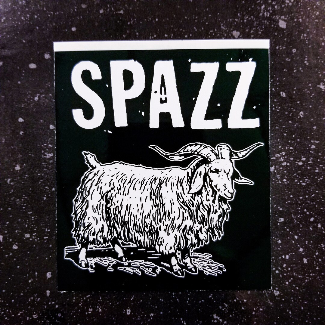 SPAZZ 4 X 4 Waterproof Vinyl Sticker Decal infest - Etsy