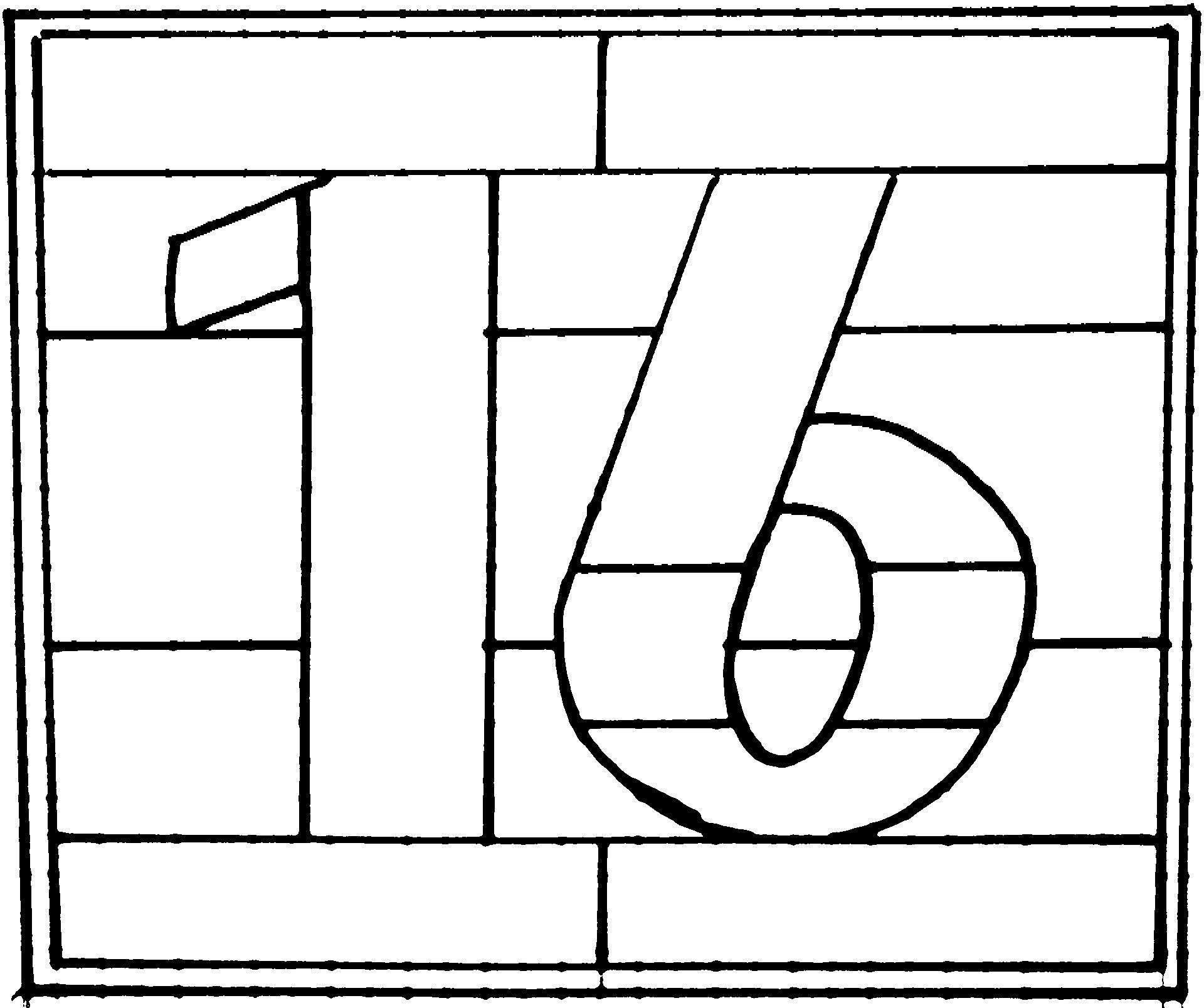 Custom Stained Glass House Number Sign // Leadlight Address Number ...