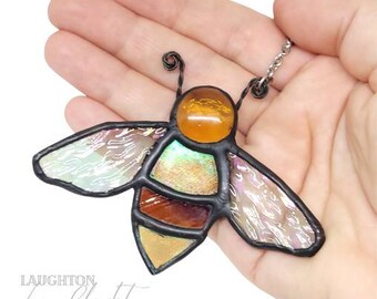 Stained Glass Bee | Etsy