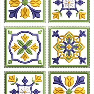 Mediterranean Delight Machine Embroidery Design - Etsy