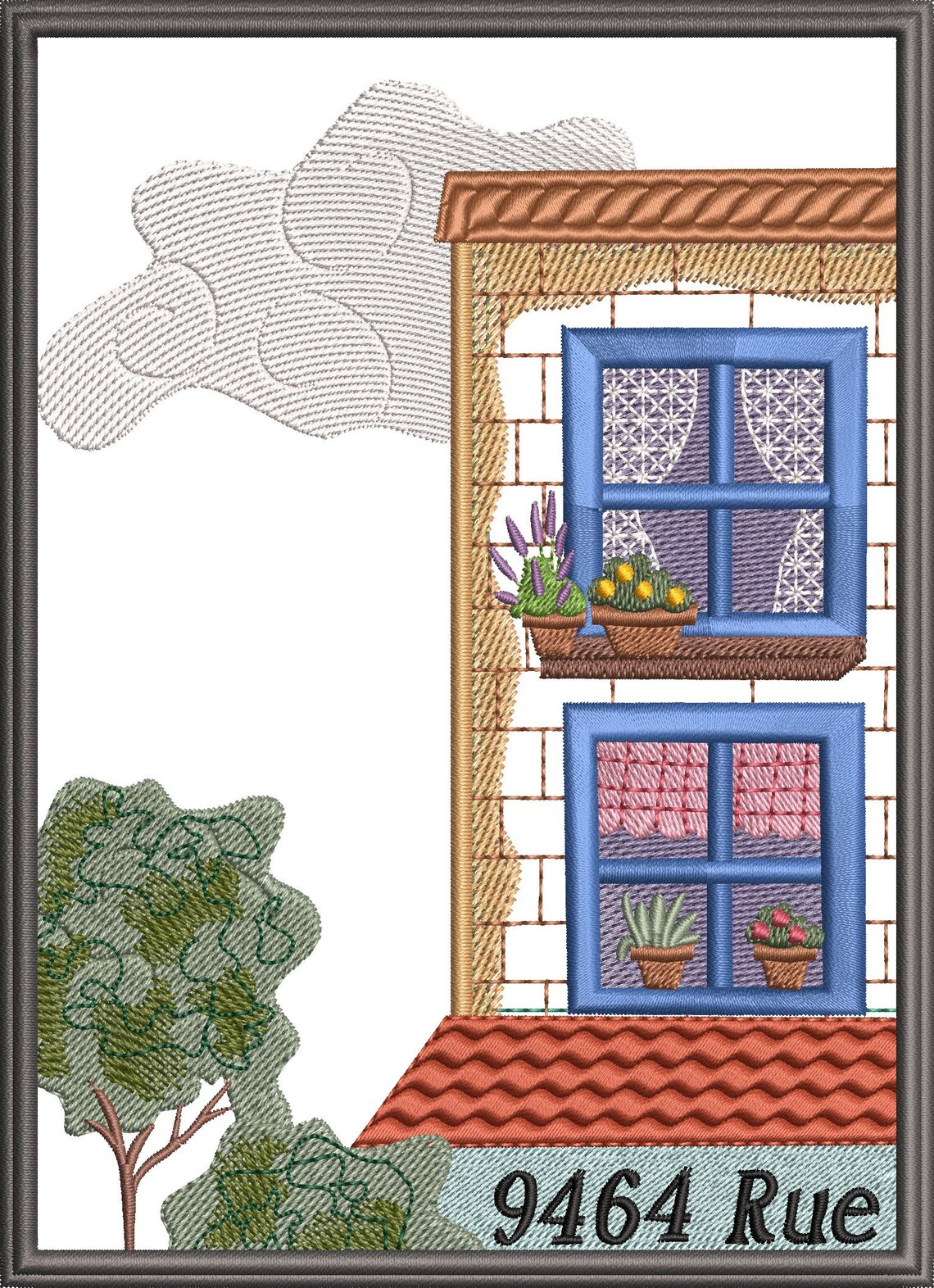 PARIS Street Scene Appliscape Machine Embroidery Design - Etsy