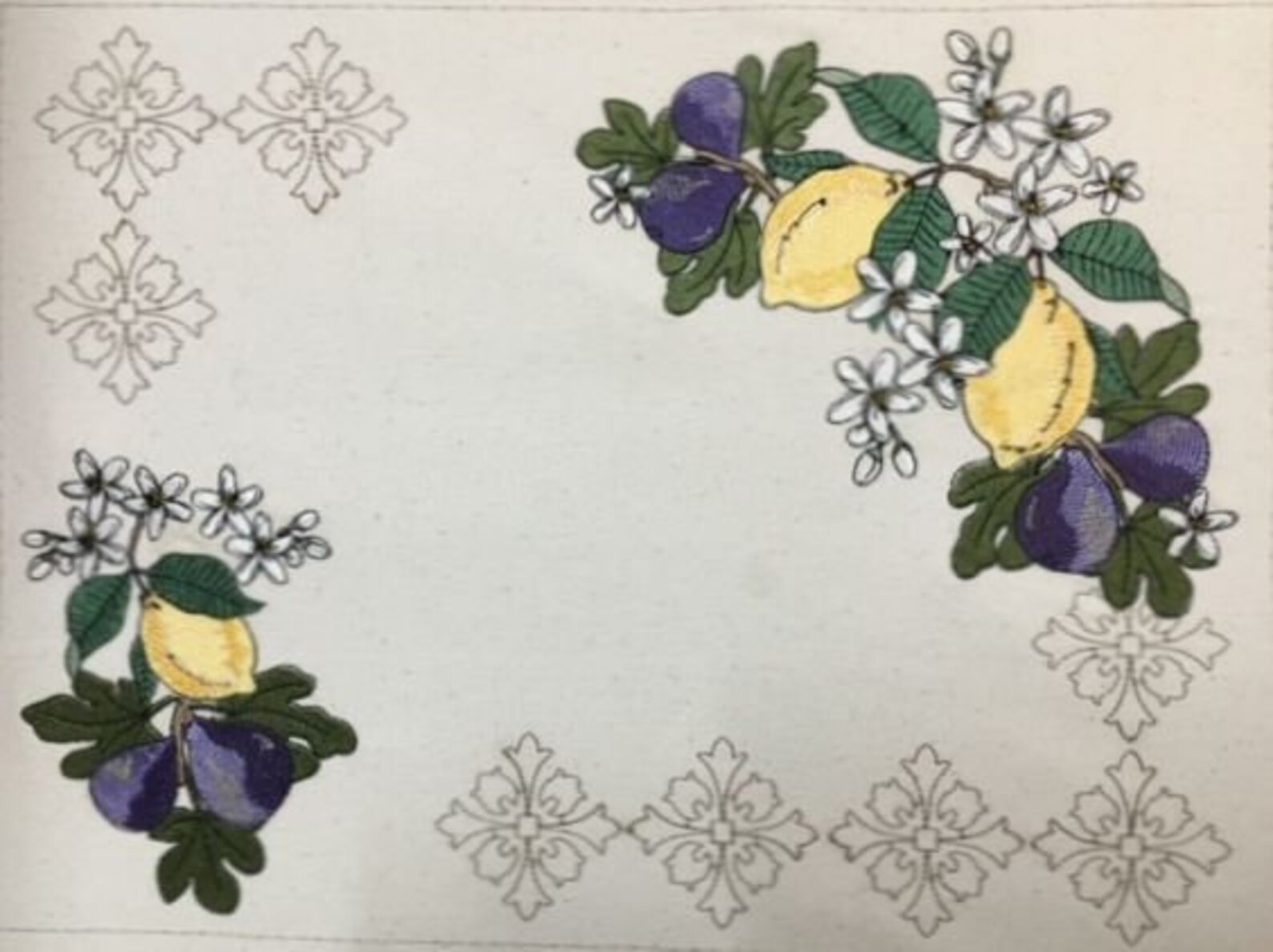 Mediterranean Delight Machine Embroidery Design - Etsy
