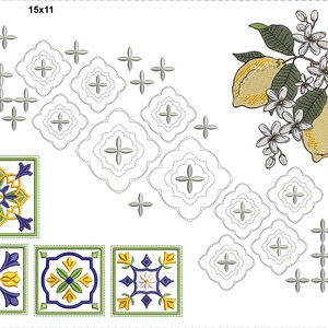 Mediterranean Delight Machine Embroidery Design - Etsy