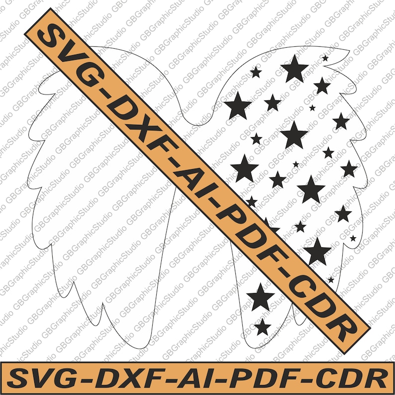 Angel Wings Macrame Base Svg Dxf Angel Wing Svg Cricut File - Etsy UK