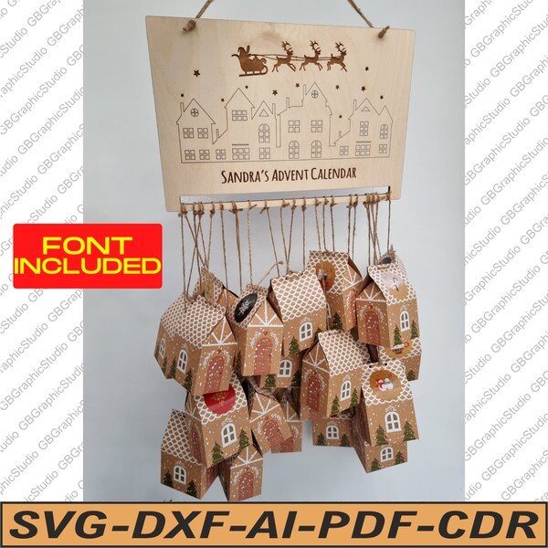 Personalized Advent Calendar - Etsy