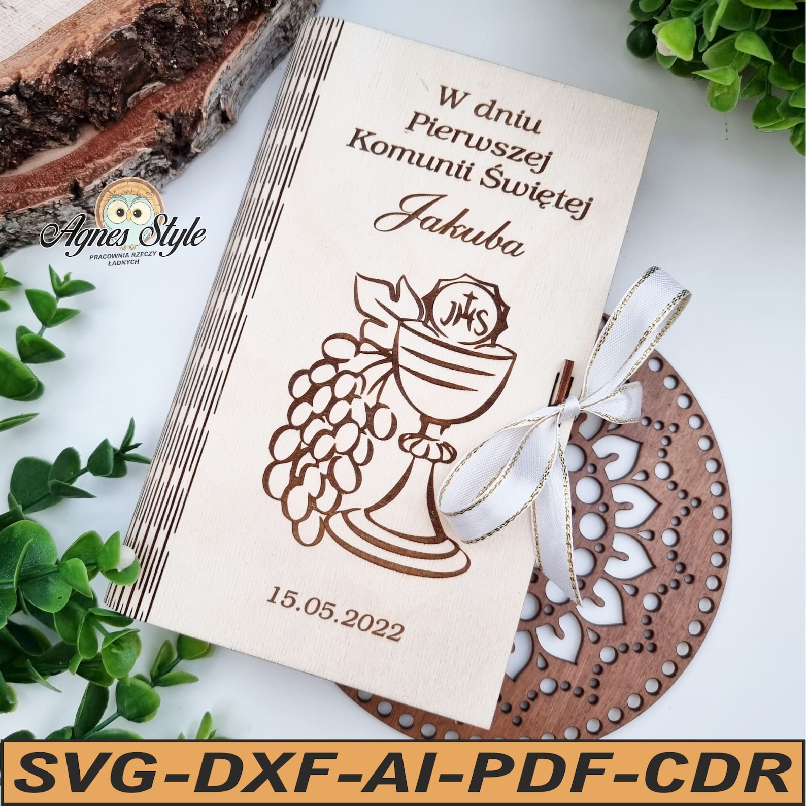 Money Box Souvenir of the First Holy Communion Svg Dxf, Boys Girls Gift ...